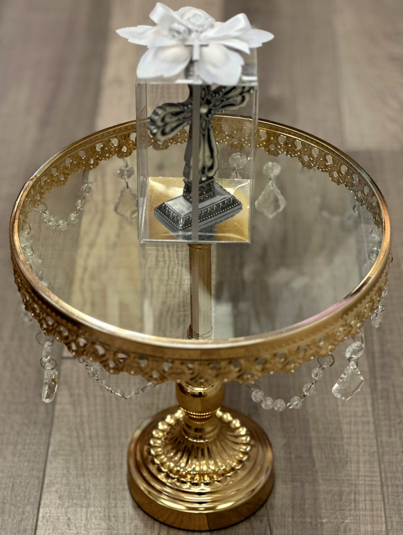 Standing Silver Cross – Angel Boutique